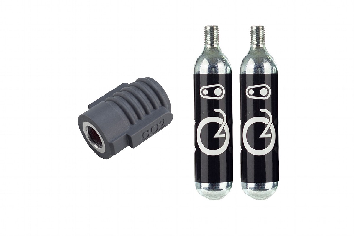 Bicycle Tire Inflator Crank Brothers Cigar Tool Plug Kit + CO2 Head C02 ...